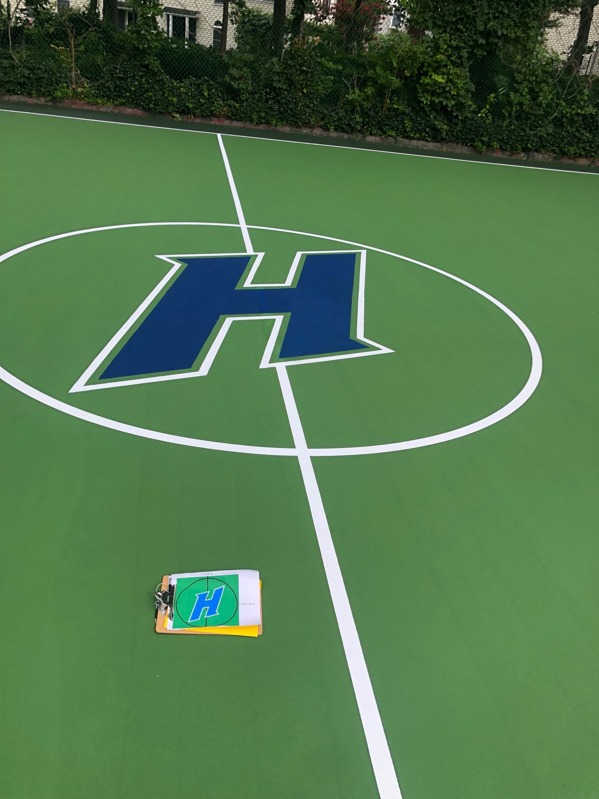 Custom Logo for your court | DeShayes Dream Courts